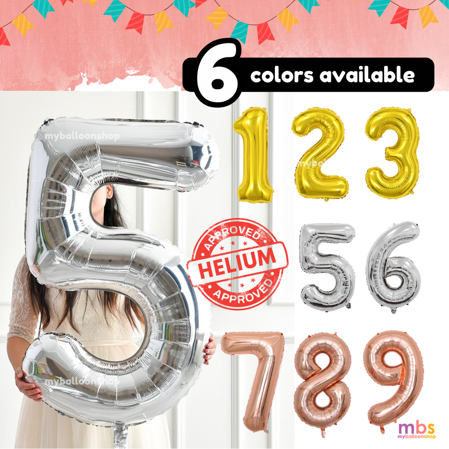 40 inch Number [0-9] Balloons